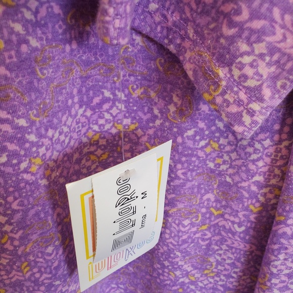 LuLaRoe | Tops | New Lularoe Irma Medium Purple Yellow Rapunzel Colors ...